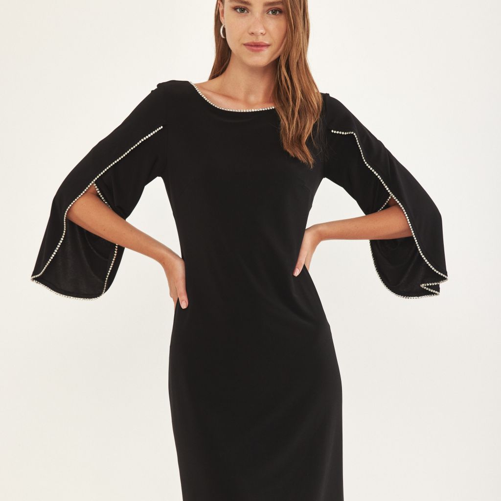 שמלה שילוב יהלומים | Golbary