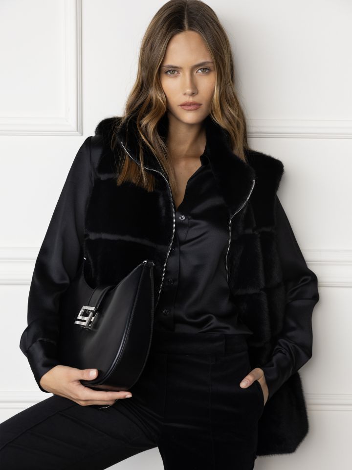 וסט דמוי פרווה ROMI | Golbary